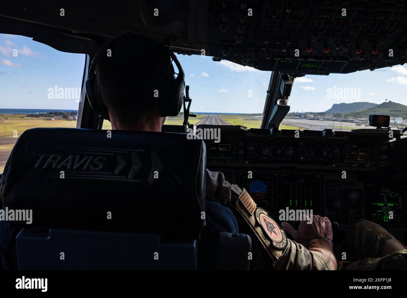 U.S. Air Force Capt. Richard Margerison, 21st Airlift Squadron C-17 ...