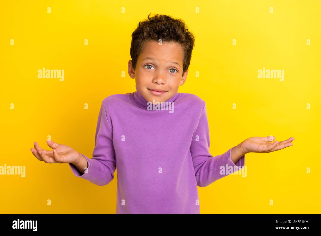 Kid Shrug Shoulders
