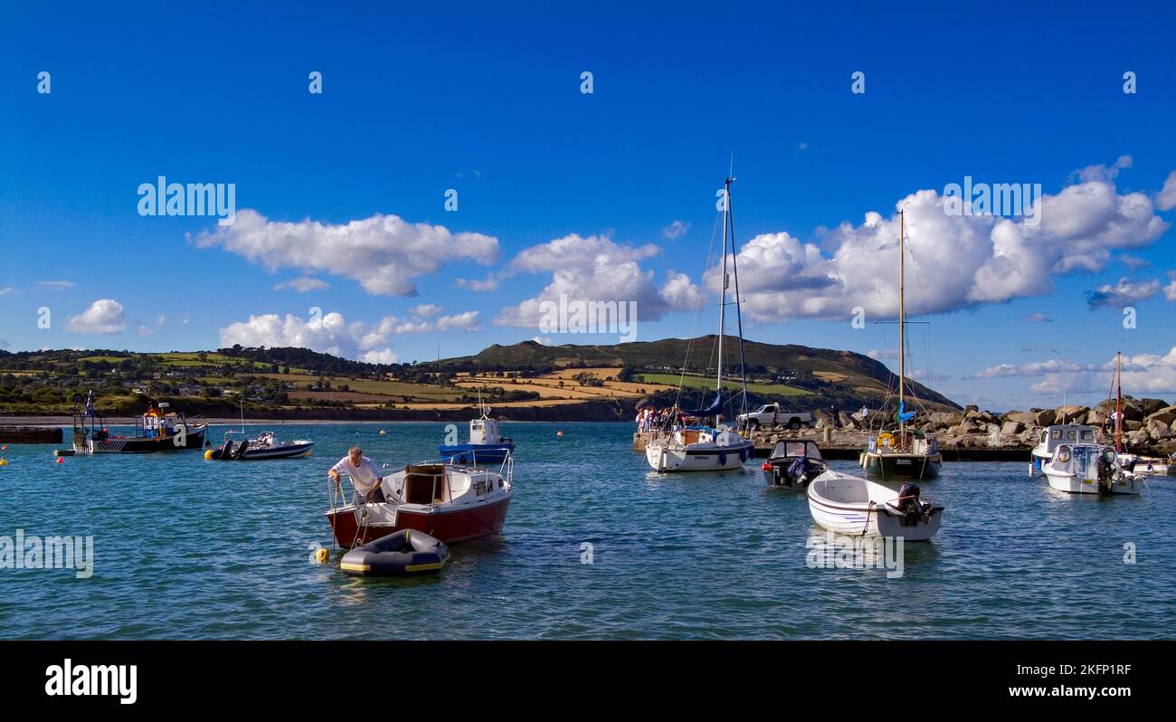 Fishing and Sailing Boats at Greystones Harbour, County Wicklow ...