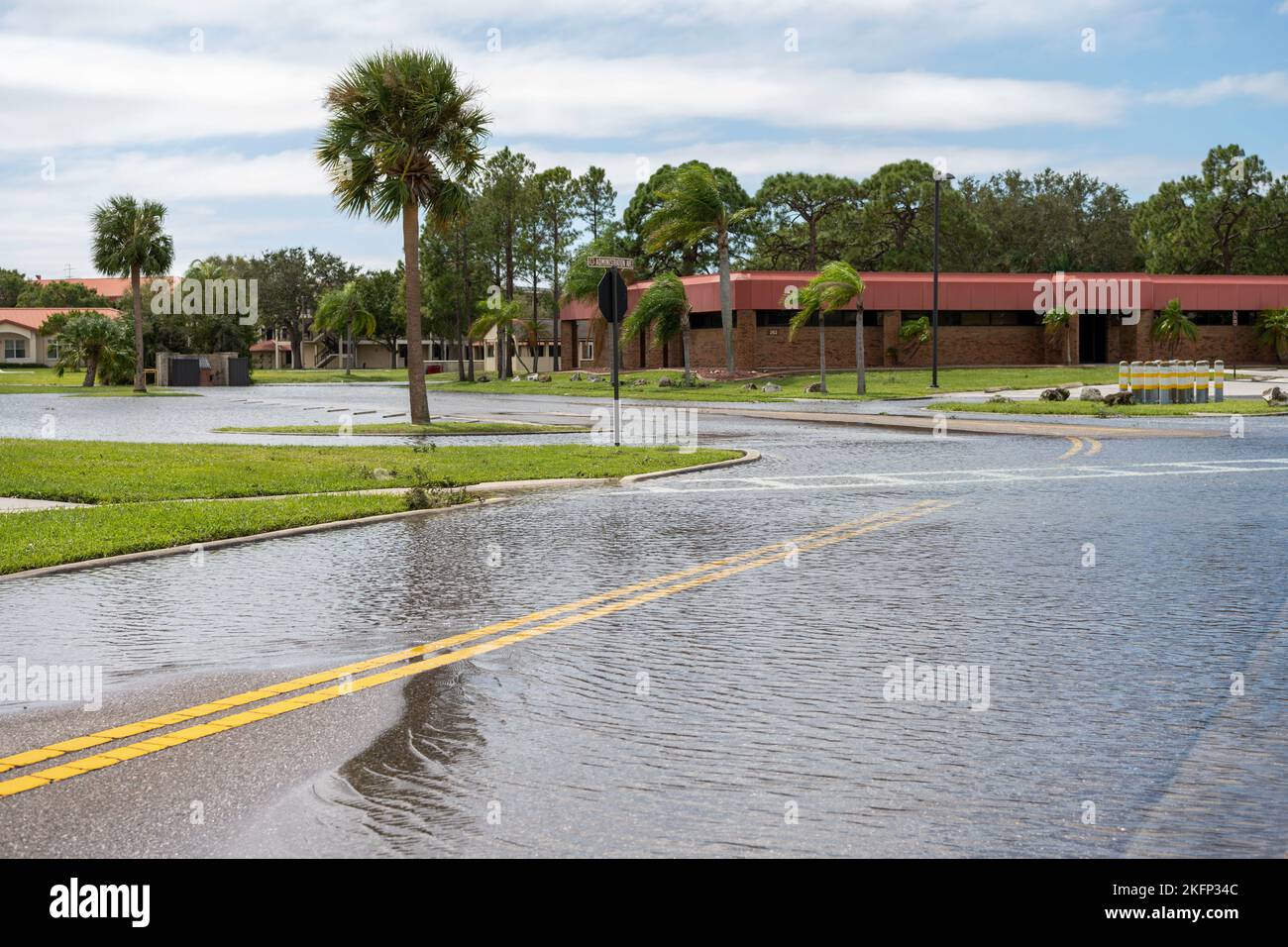 Damage from Hurricane Ian is shown across MacDill Air Force Base ...