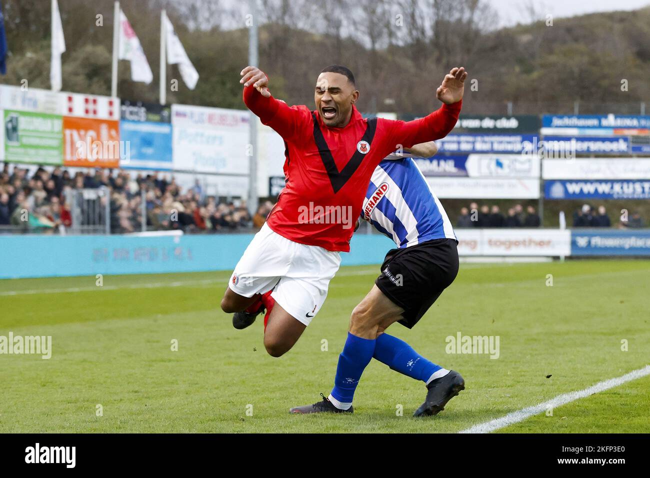 Katwijk , 19-11-2022 , Sportpark Nieuw Zuid , Dutch football , Jack's ...