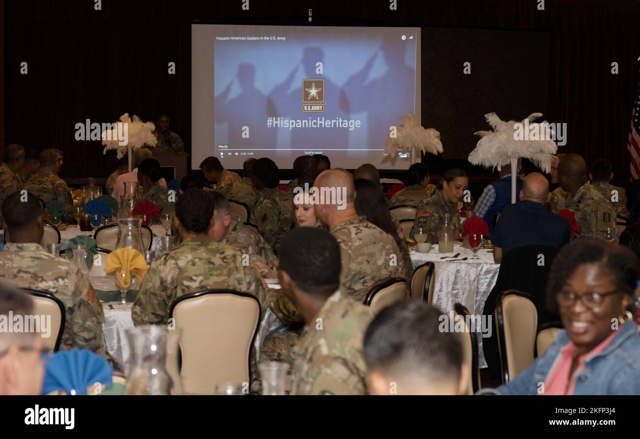 Fort Jackson community members enjoy a lunch at the NCO Club during the ...