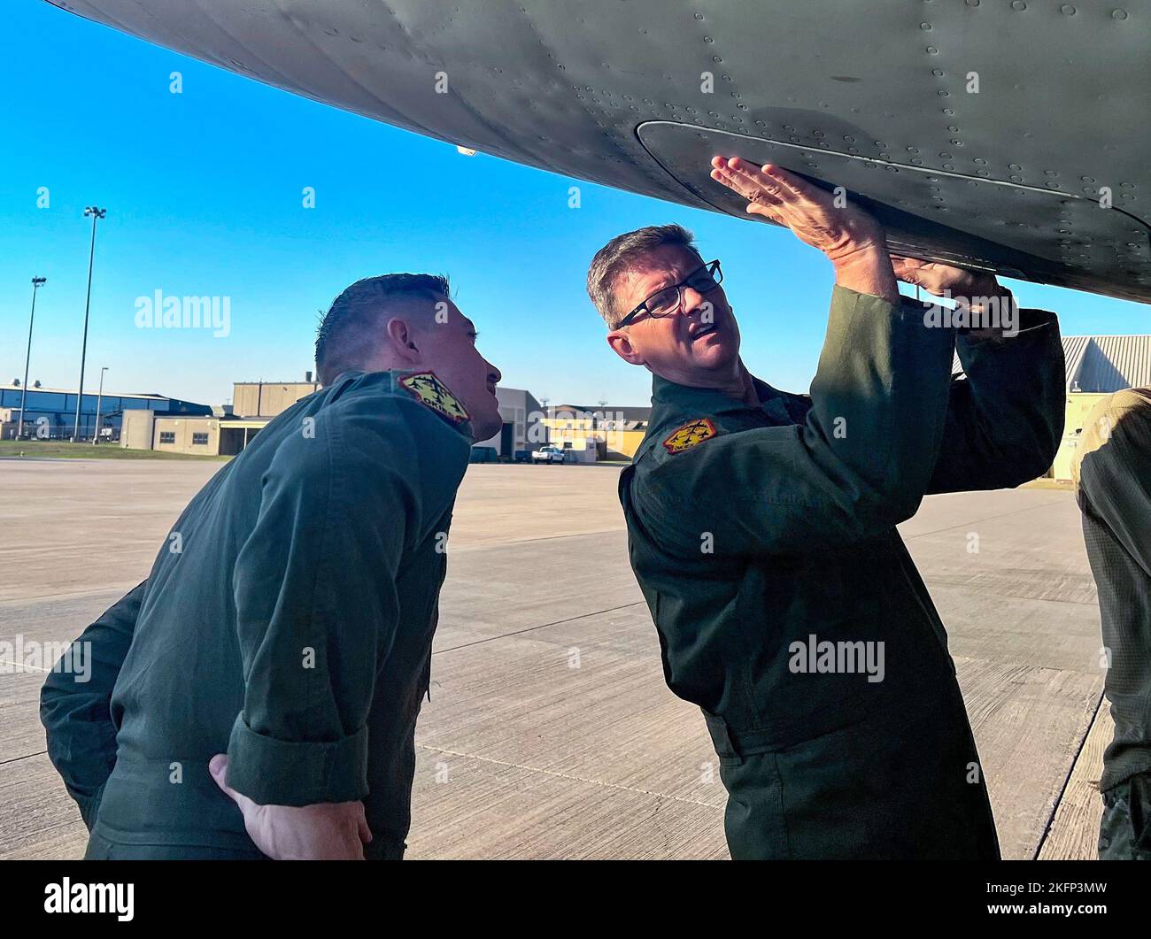 Col. Ken Humphrey, 507th Operations group commander, is joined by his ...