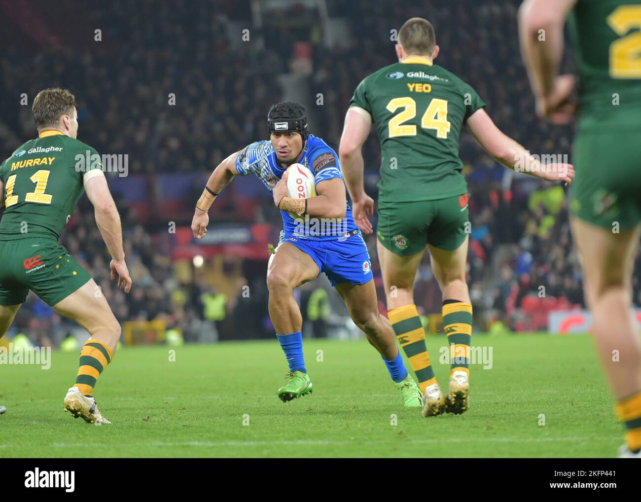 Rugby League World Cup 2021 final between Australia V Samoa at Old ...