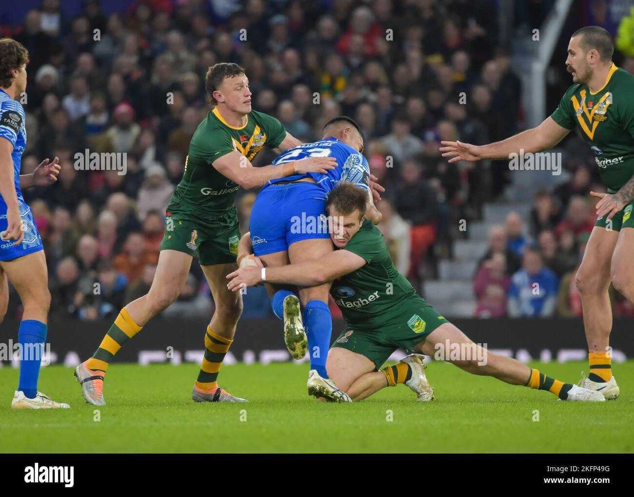 Rugby League World Cup 2021 final between Australia V Samoa at Old ...