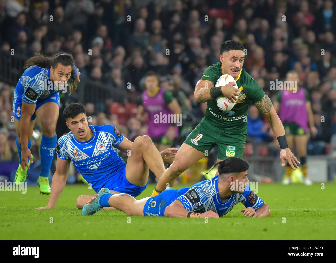 Rugby League World Cup 2021 final between Australia V Samoa at Old ...