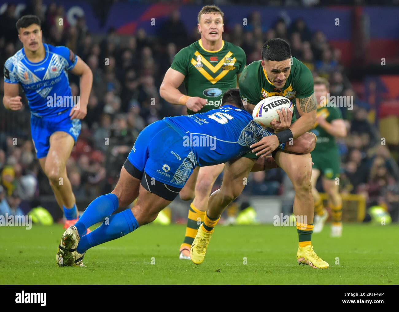 Rugby League World Cup 2021 final between Australia V Samoa at Old ...