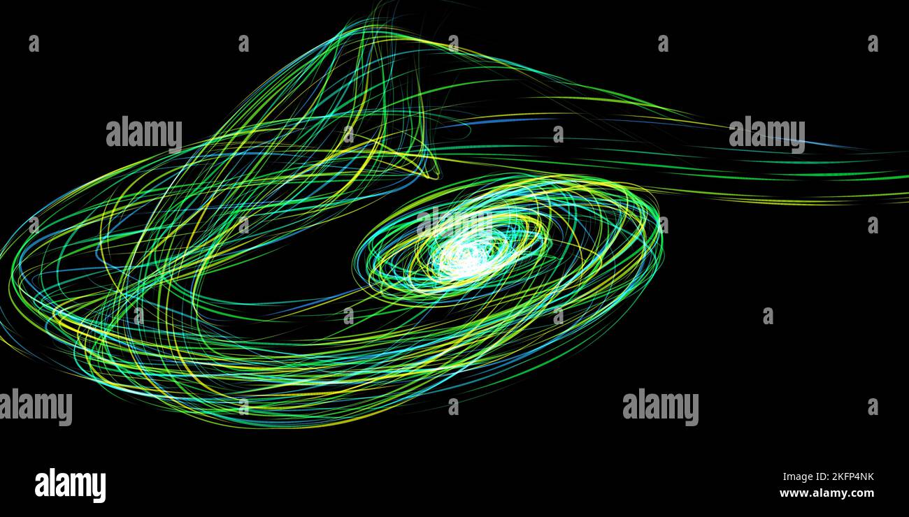 Exploding supernova , forminng of nebula. Black hole in the center of galaxy. Big bang concept ...