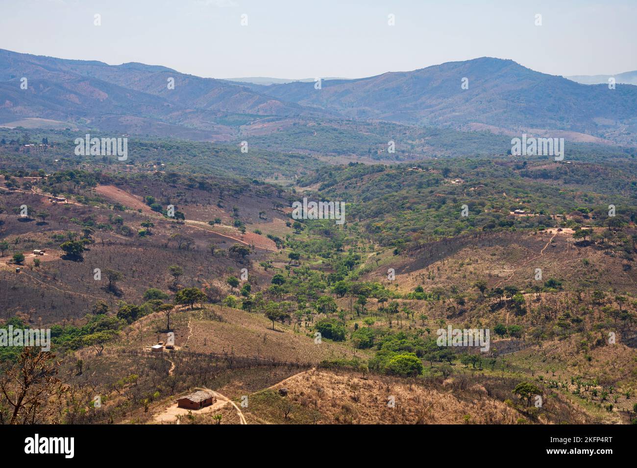 Environment around Bula, Nkhata Bay District, Malawi, showing fertilie ...