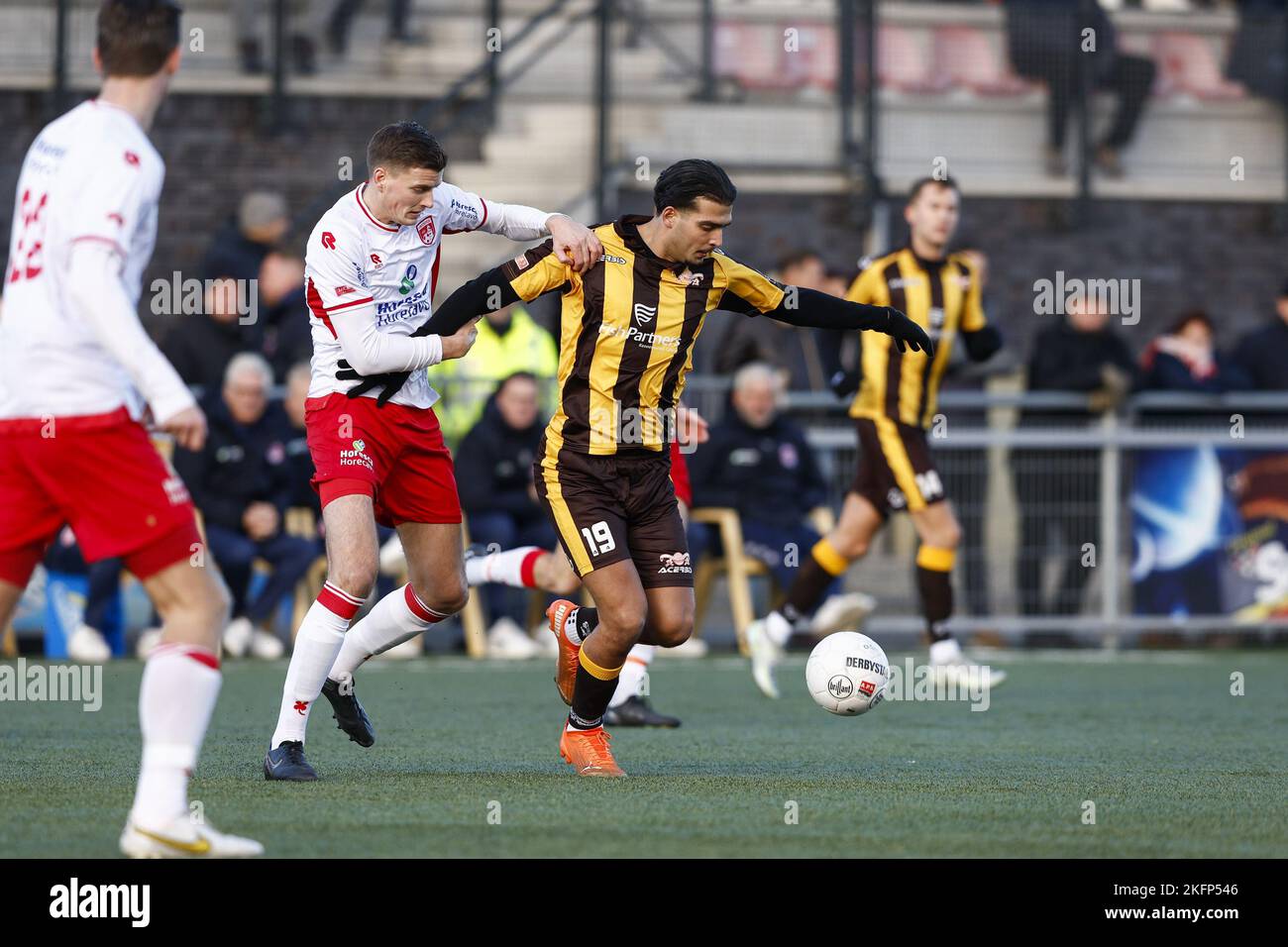 Noordwijk , 19-11-2022 , Sportpark Duinwetering , Dutch football , Jack ...