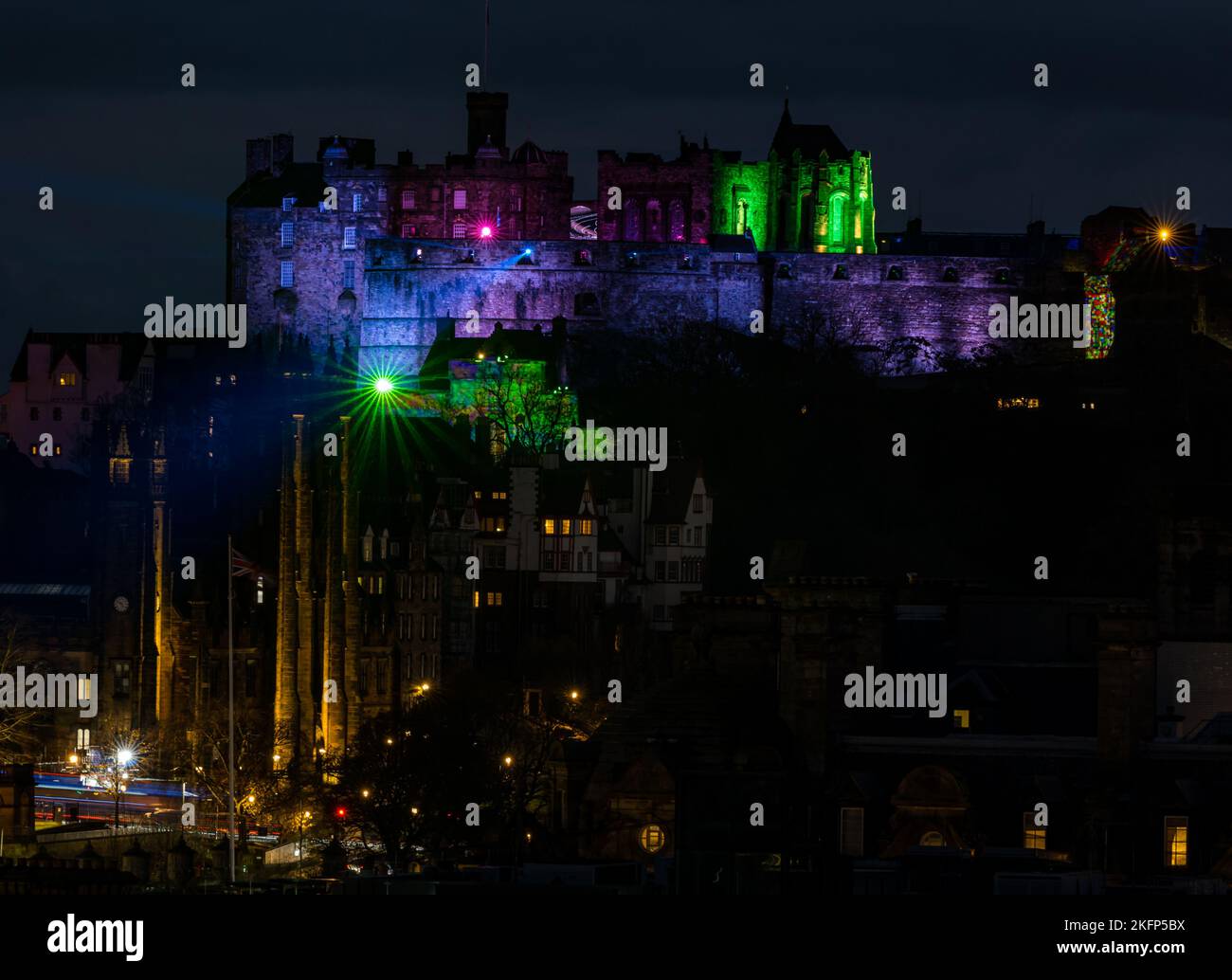 Edinburgh, Scotland, UK, 19th November 2022. Castle of Light: heh ...