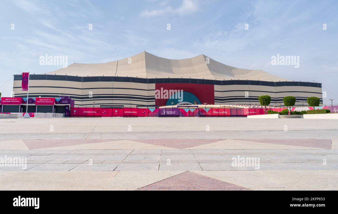 Doha,Qatar- November 11,2022 :A uniquely Qatari stadium, Al-Bayt ...