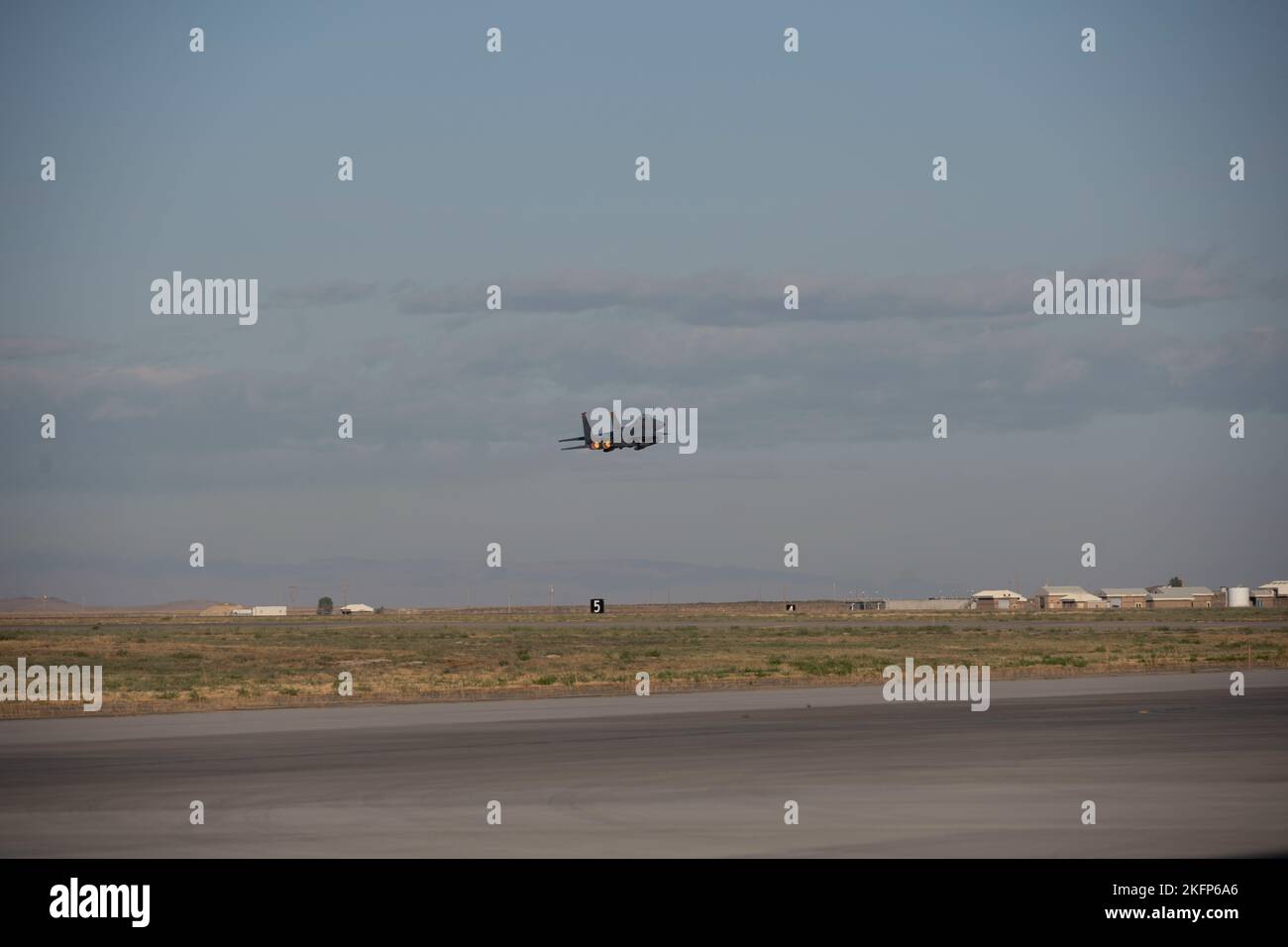 U.S. Air Force Airmen assigned to the 389th Fighter Squadron (FS) fly ...