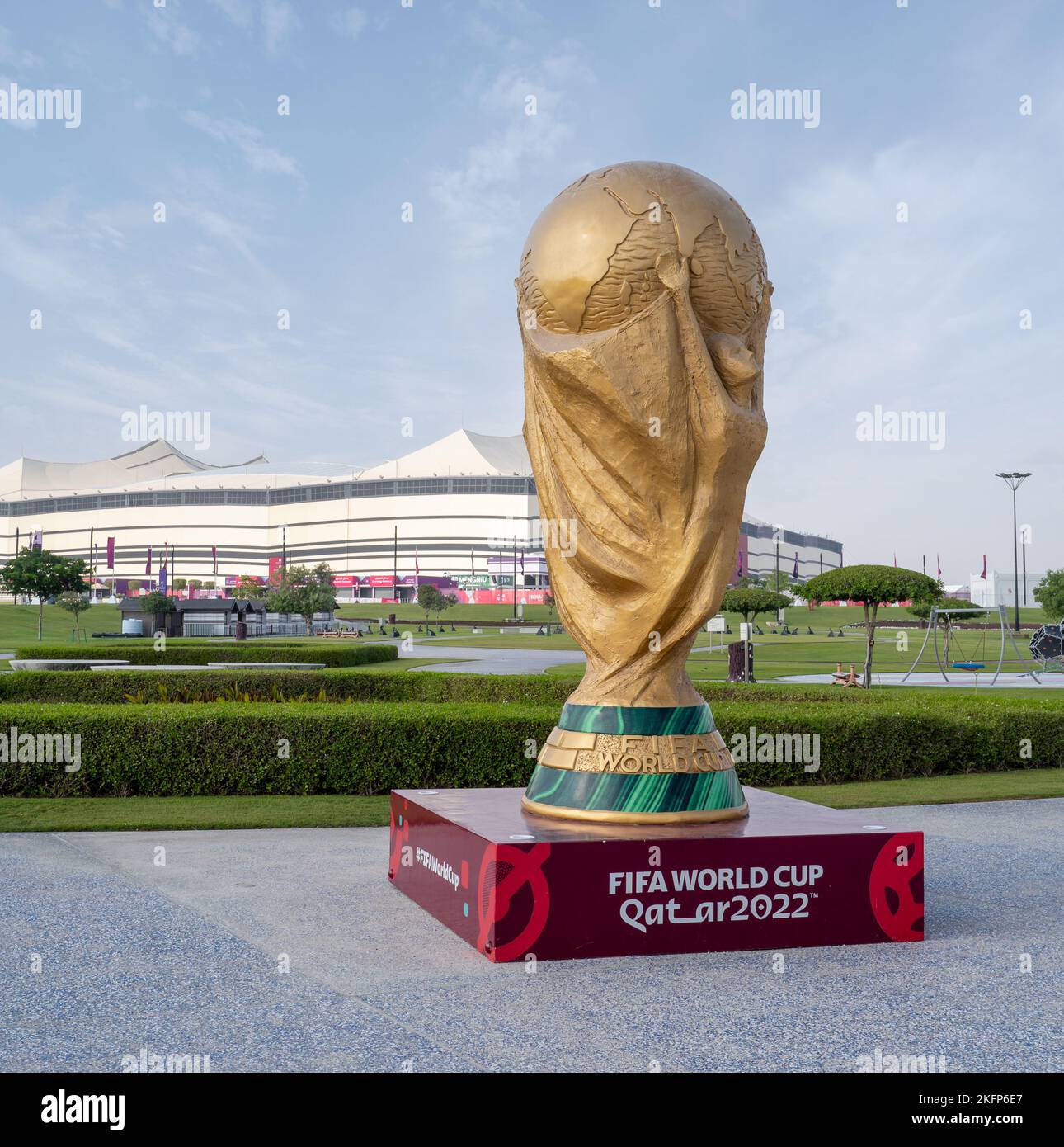 Doha,Qatar- November 11,2022 :A uniquely Qatari stadium, Al-Bayt ...