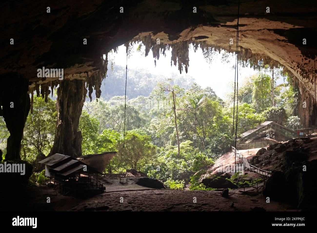 Entrance of Niah Cave in Borneo, Malaysia Stock Photo - Alamy