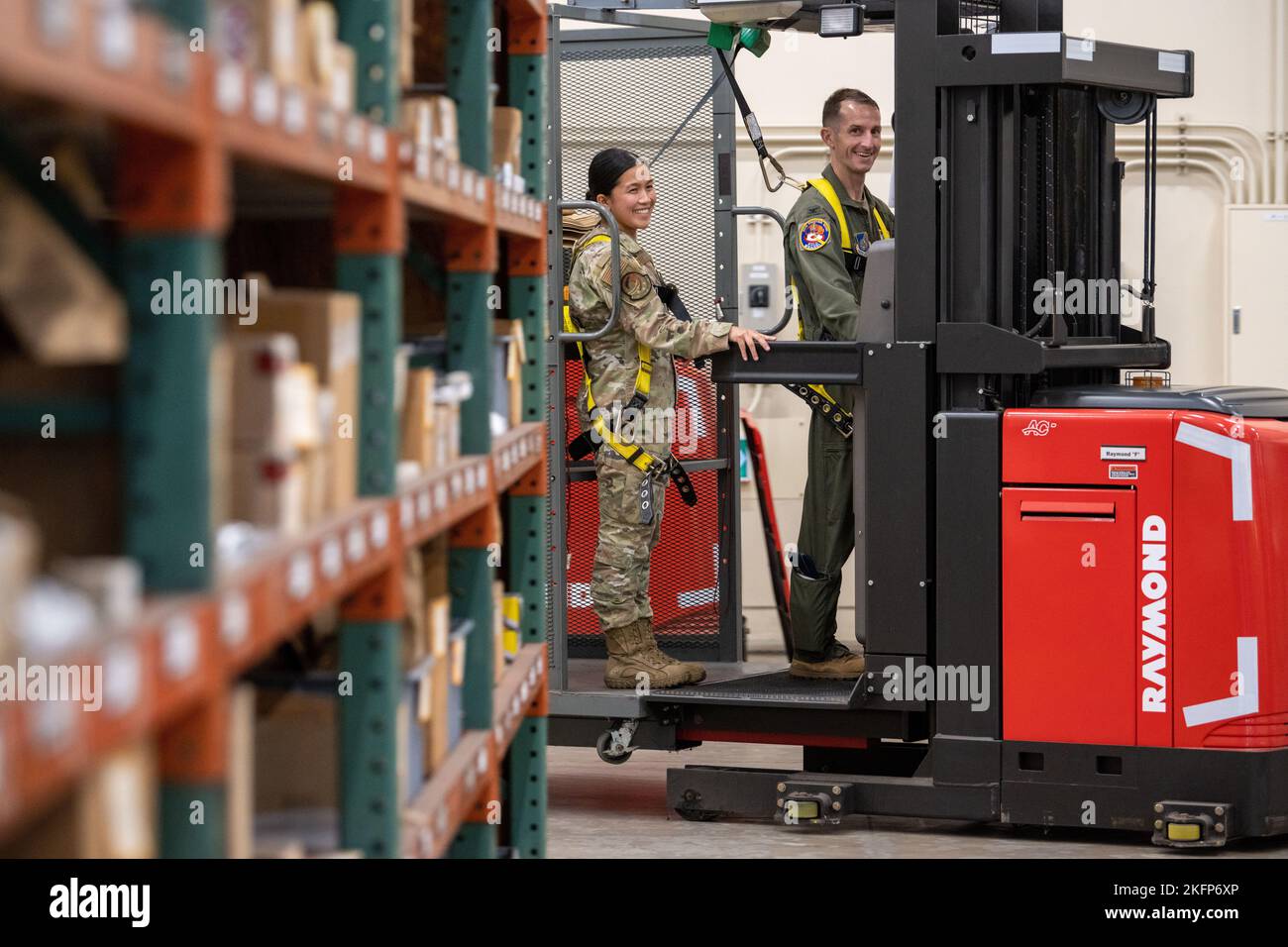 U.S. Air Force Col. Michael Richard, 35th Fighter Wing commander, and ...