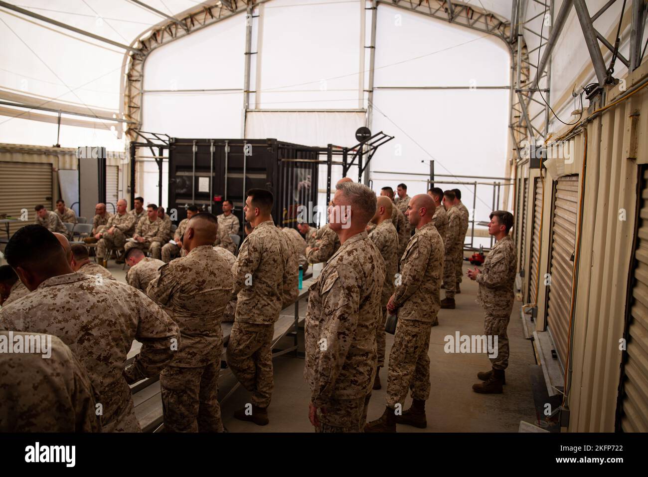 U.S. Marine Corps logisticians participate in peer presentations by ...