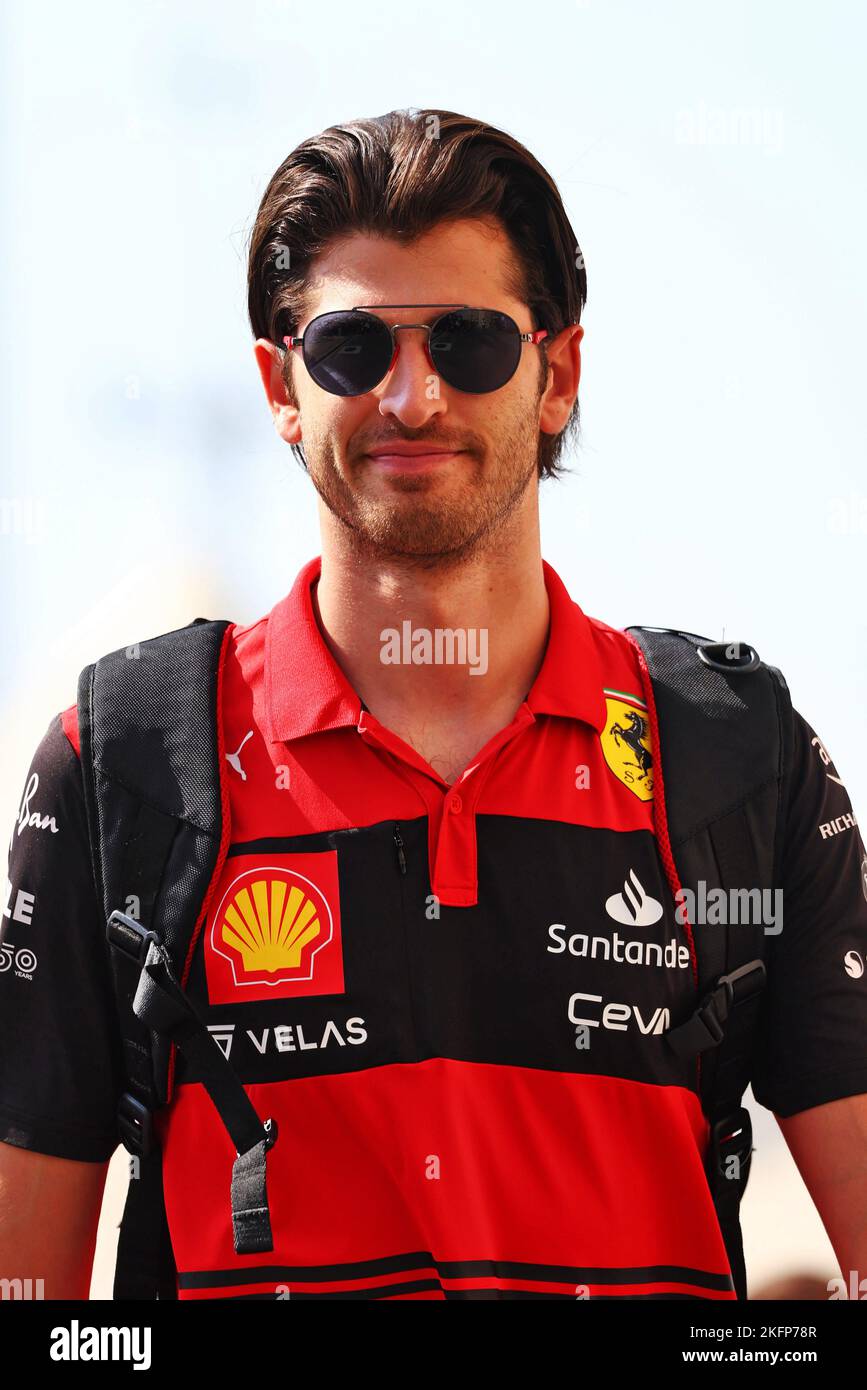 Abu Dhabi, UAE. 19th November 2022. Antonio Giovinazzi (ITA) Ferrari ...