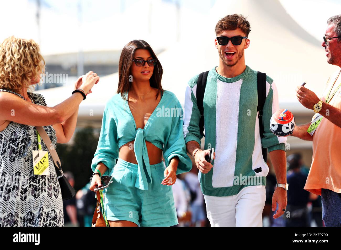 Abu Dhabi, UAE. 19th November 2022. Pierre Gasly (FRA) AlphaTauri with ...