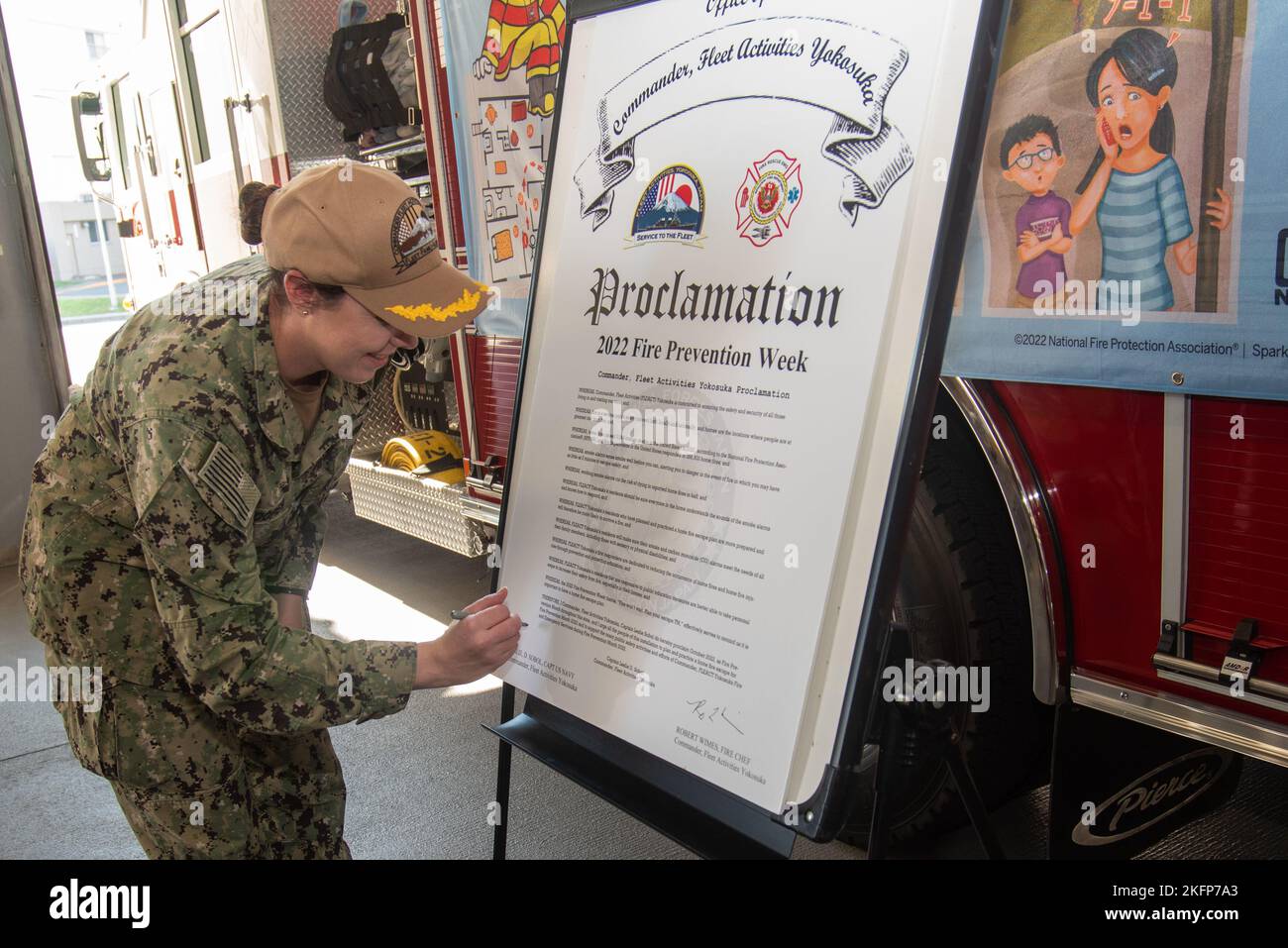 Cmdr. Lida Cooper, chief staff officer onboard Commander, Fleet ...
