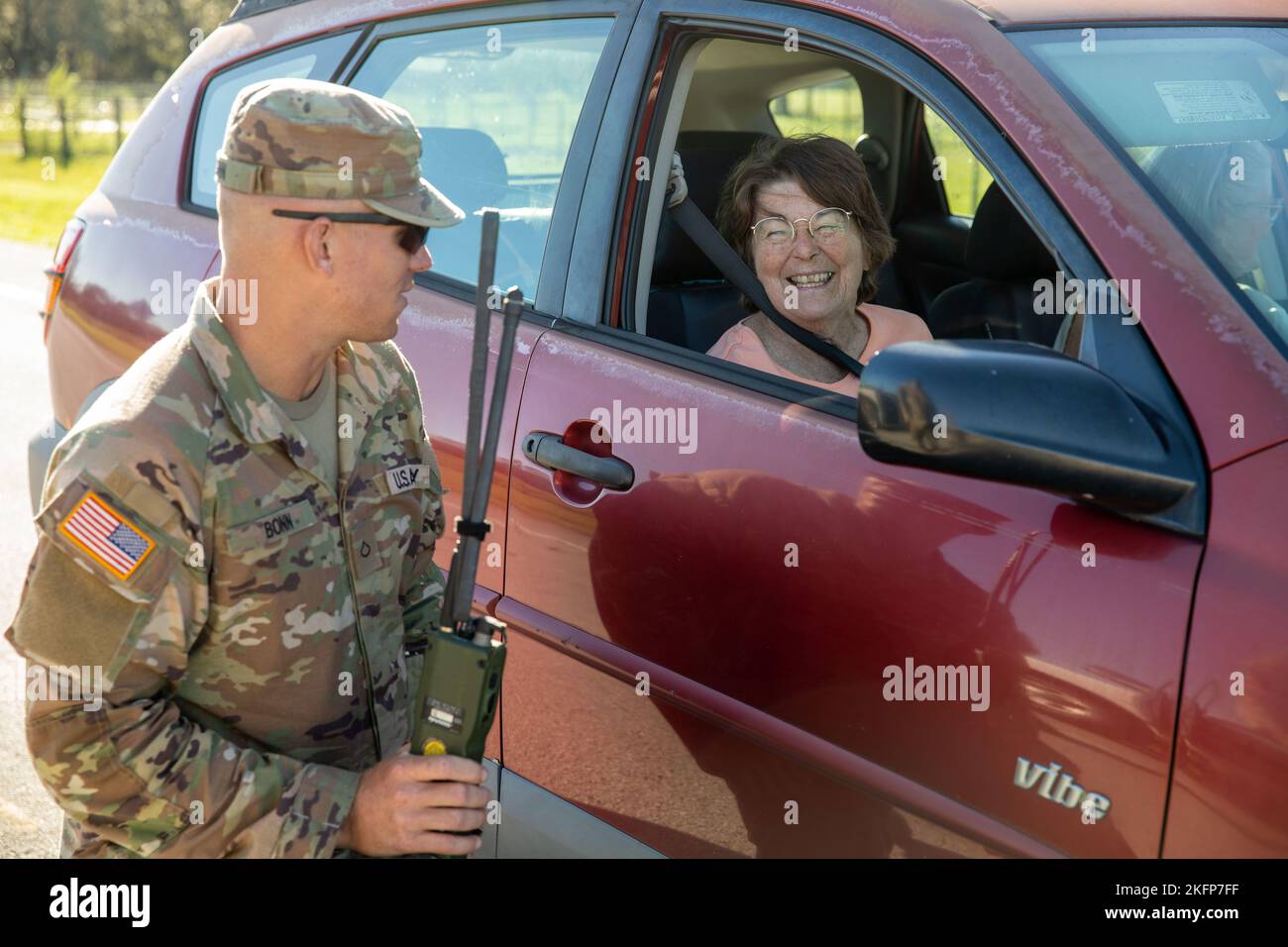 U.S. Army Pfc. Kenneth Bonn, a combat engineer with the 753rd ...