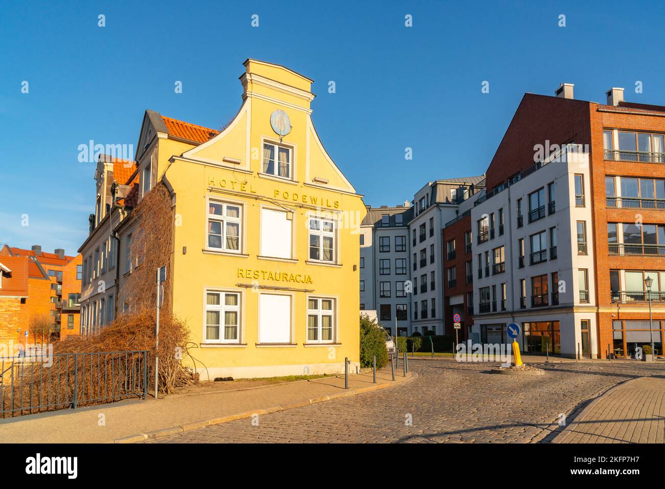 Gdansk, Poland - 11 March, 2022: Old beautiful city of Gdansk. Travel ...