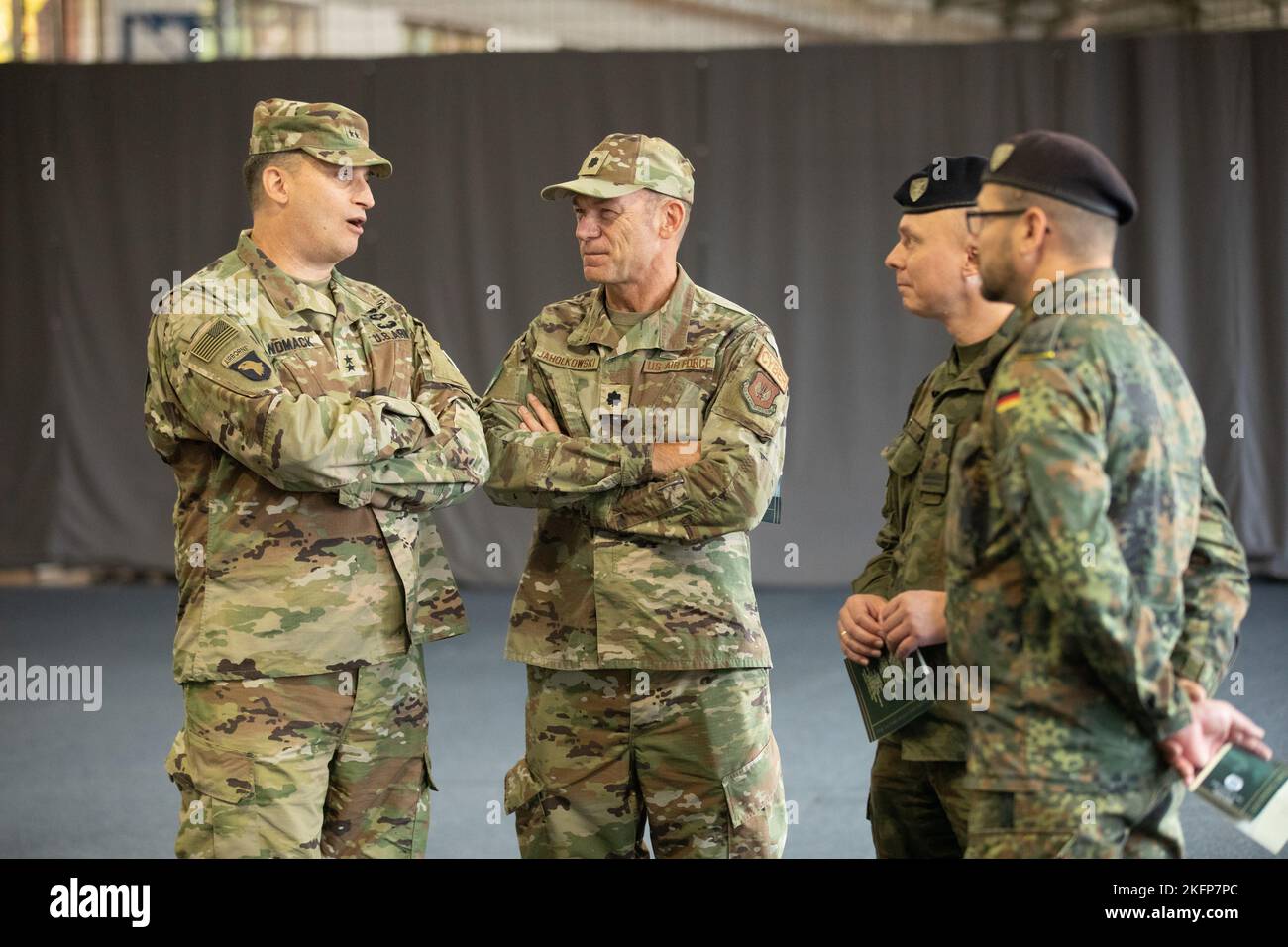 U.S. Army Maj. Gen. David B. Womack, deputy commanding general of V ...