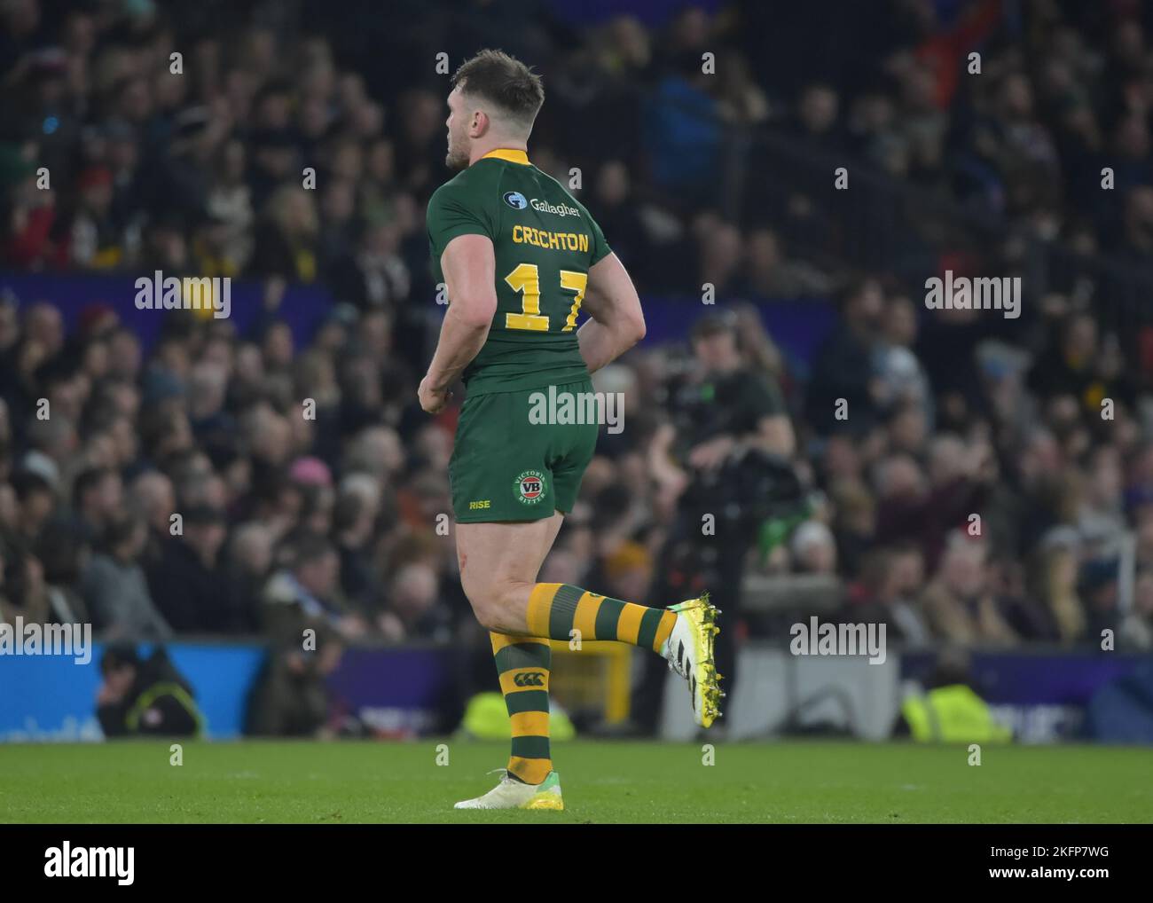 Angus Crichton of Australia leaves the field Rugby League World Cup ...