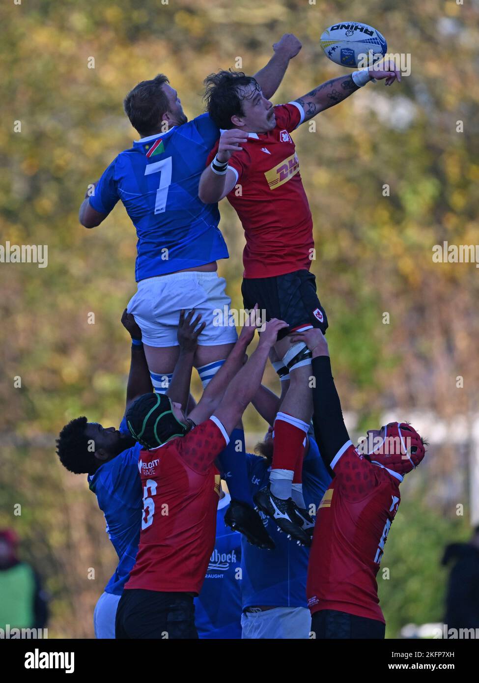 HERENVEEN - Netherlands, 19/11/2022, AMSTERDAM - (lr) Johan Retief of ...