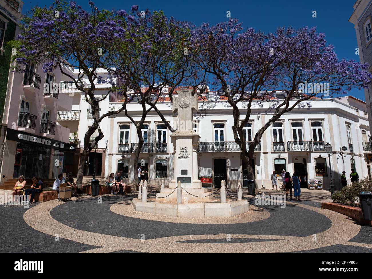 Lagos centre in the Algarve coast Stock Photo - Alamy