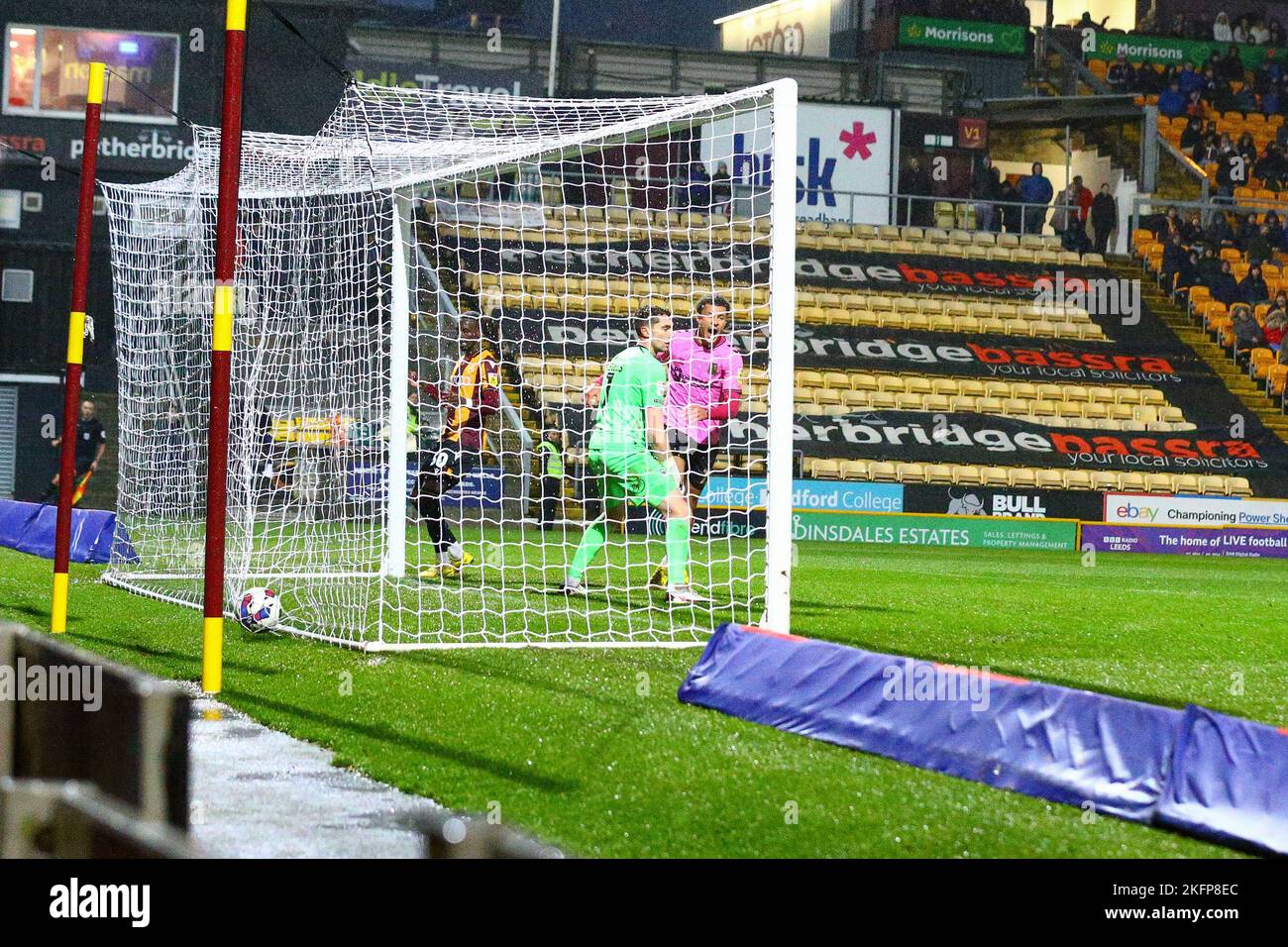 The University of Bradford Stadium, Bradford, England - 19th November ...