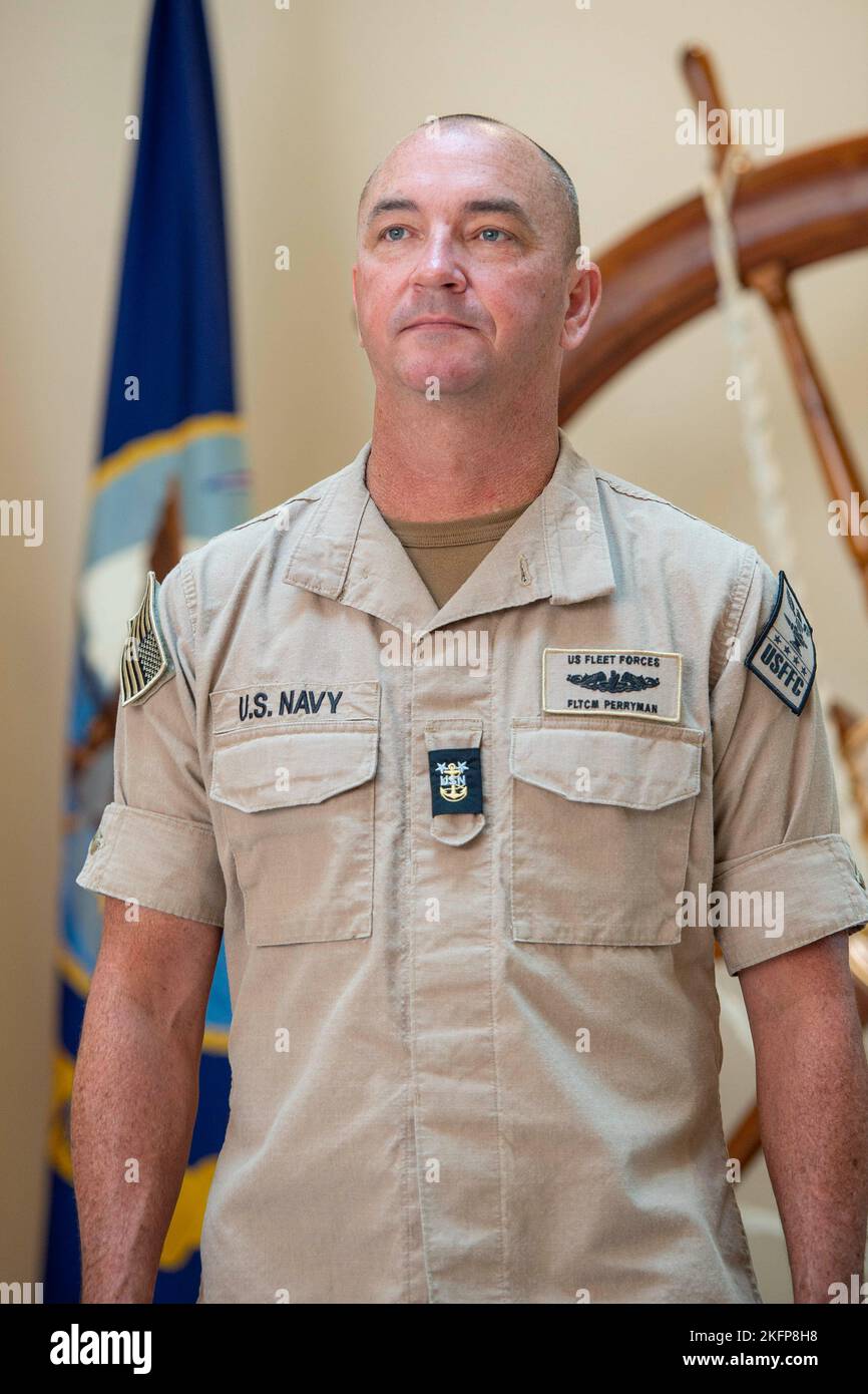 NORFOLK, Va. (Sep. 30, 2022) U.S. Fleet Forces Fleet Master Chief John ...