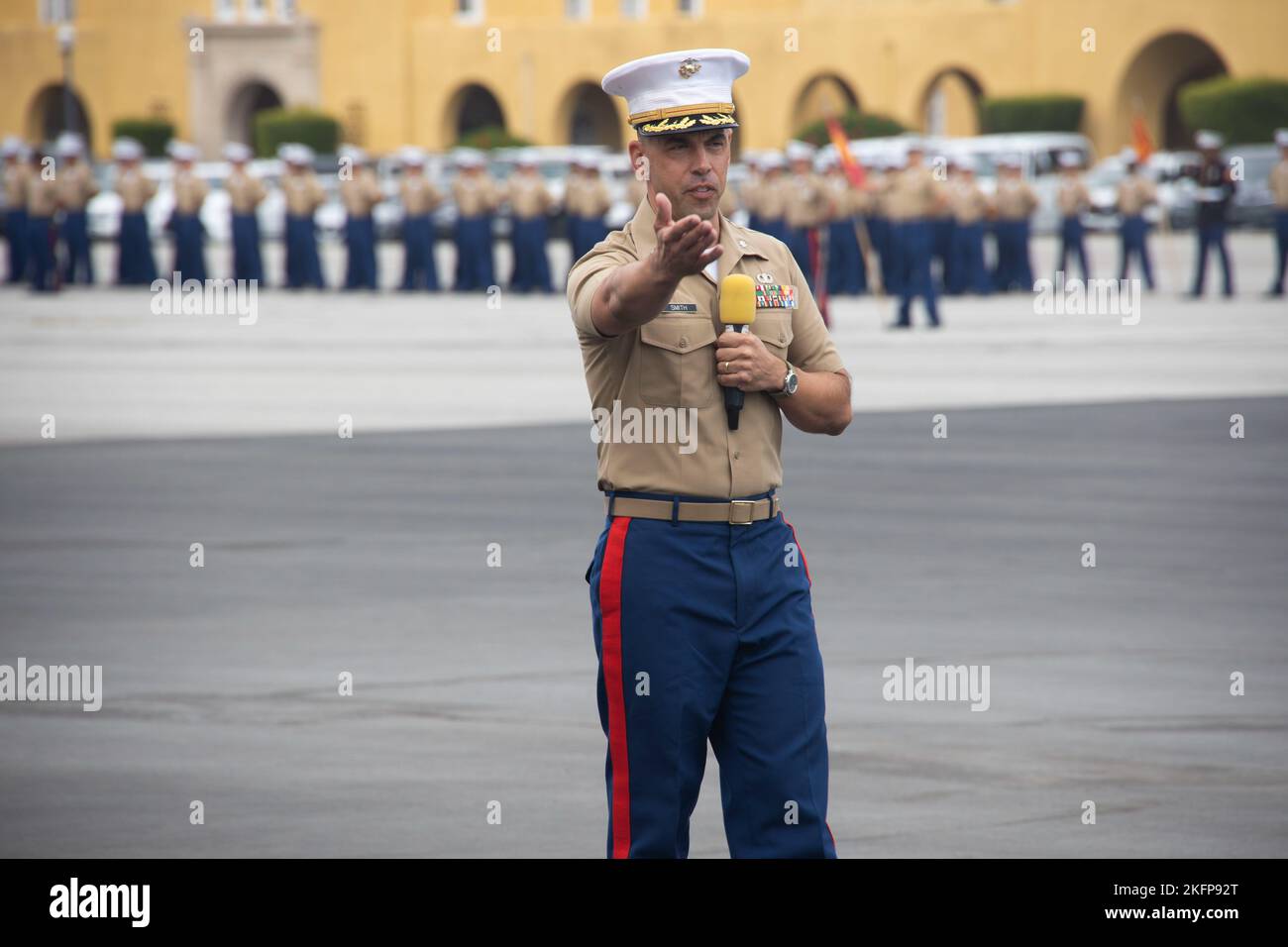 U.S. Marine Corps Lt. Col. James R. R. Smith, the commanding officer of ...