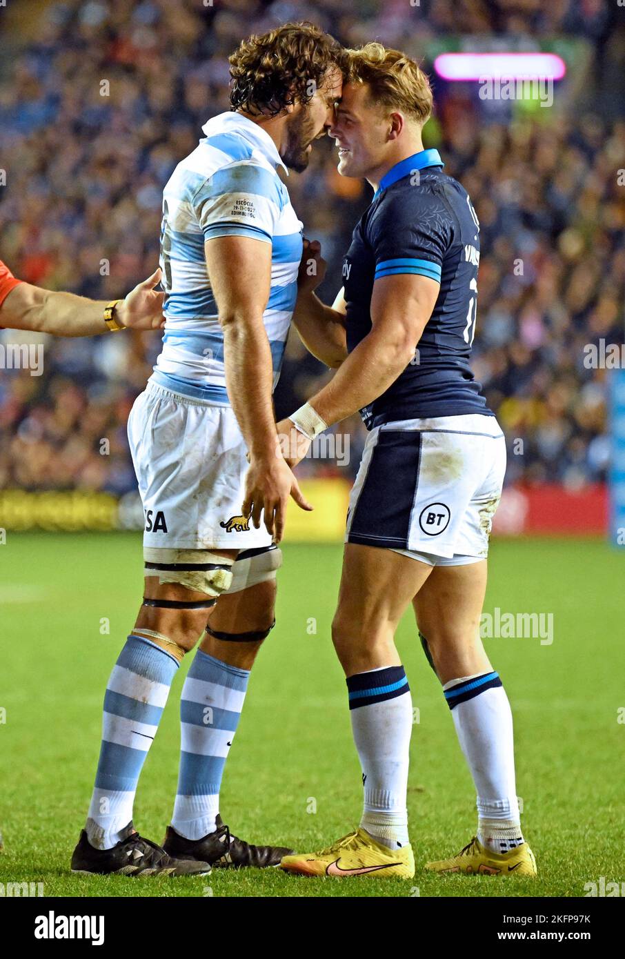 Edinburgh, Scotland, 19th November 2022. Lucas Paulos of Argentina and ...