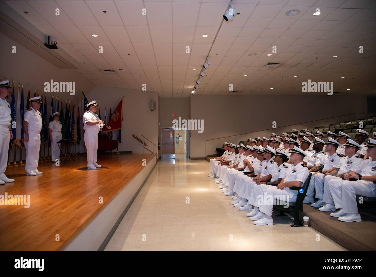NEWPORT, RI. (Sept. 30, 2022) Capt. Everett Alcorn, commanding officer ...