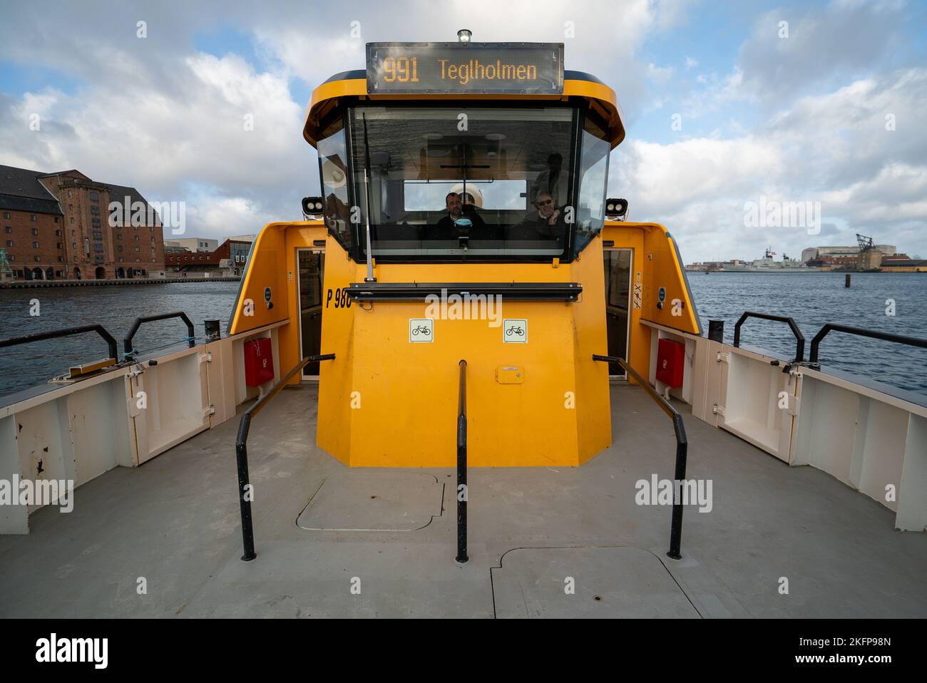 The Copenhagen Harbour Bus (Københavns Havnebusser) 991 ferry ...