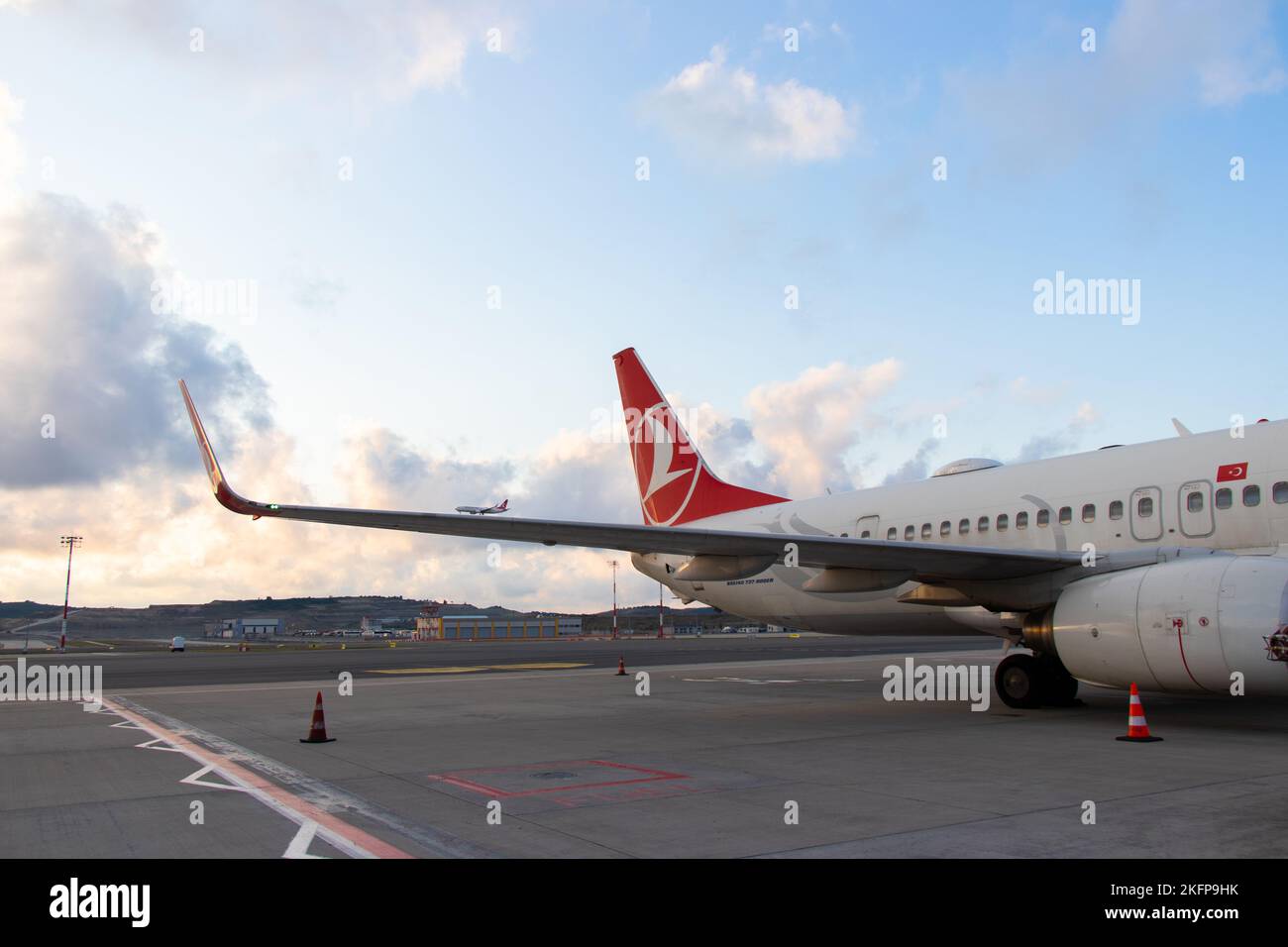Turkish Airlines Boeing 727-900ER. Everything is ready for travel ...