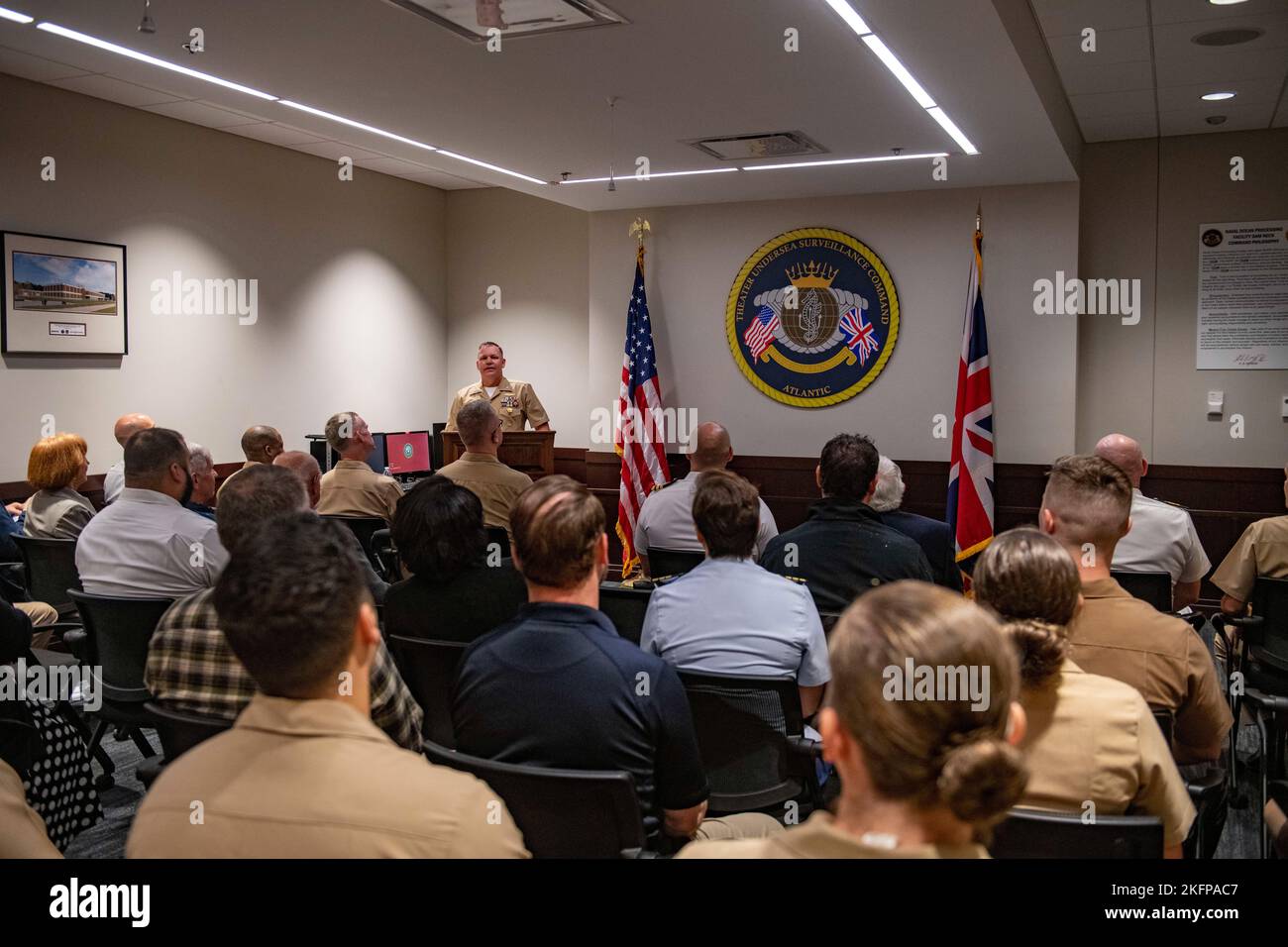 Cmdr. Kenny Myrick, commanding officer of Theater Undersea Surveillance ...