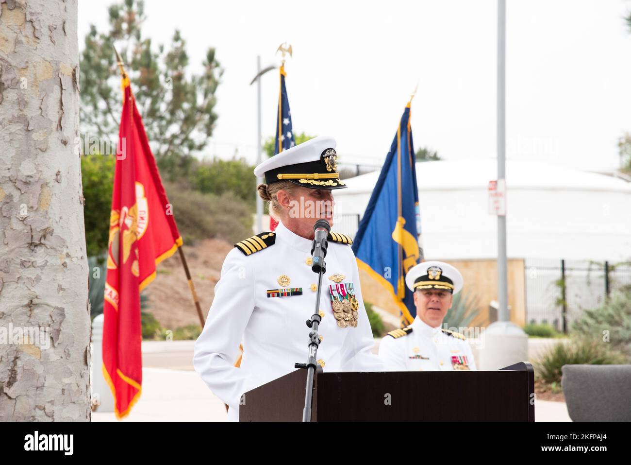 Capt. Elizabeth Smith, commanding officer, Expeditionary Medical ...