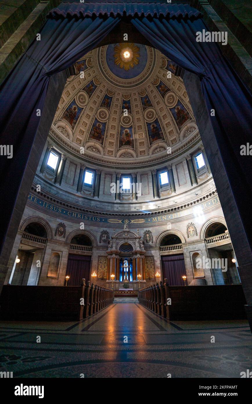 Inside the Marble Church / Frederik's Church / Frederiks Kirke- in ...