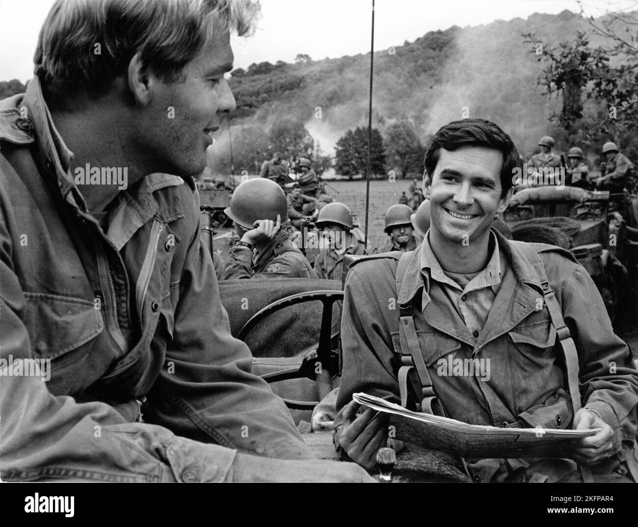 SKIP WARD and ANTHONY PERKINS in IS PARIS BURNING ? 1966 director RENE ...