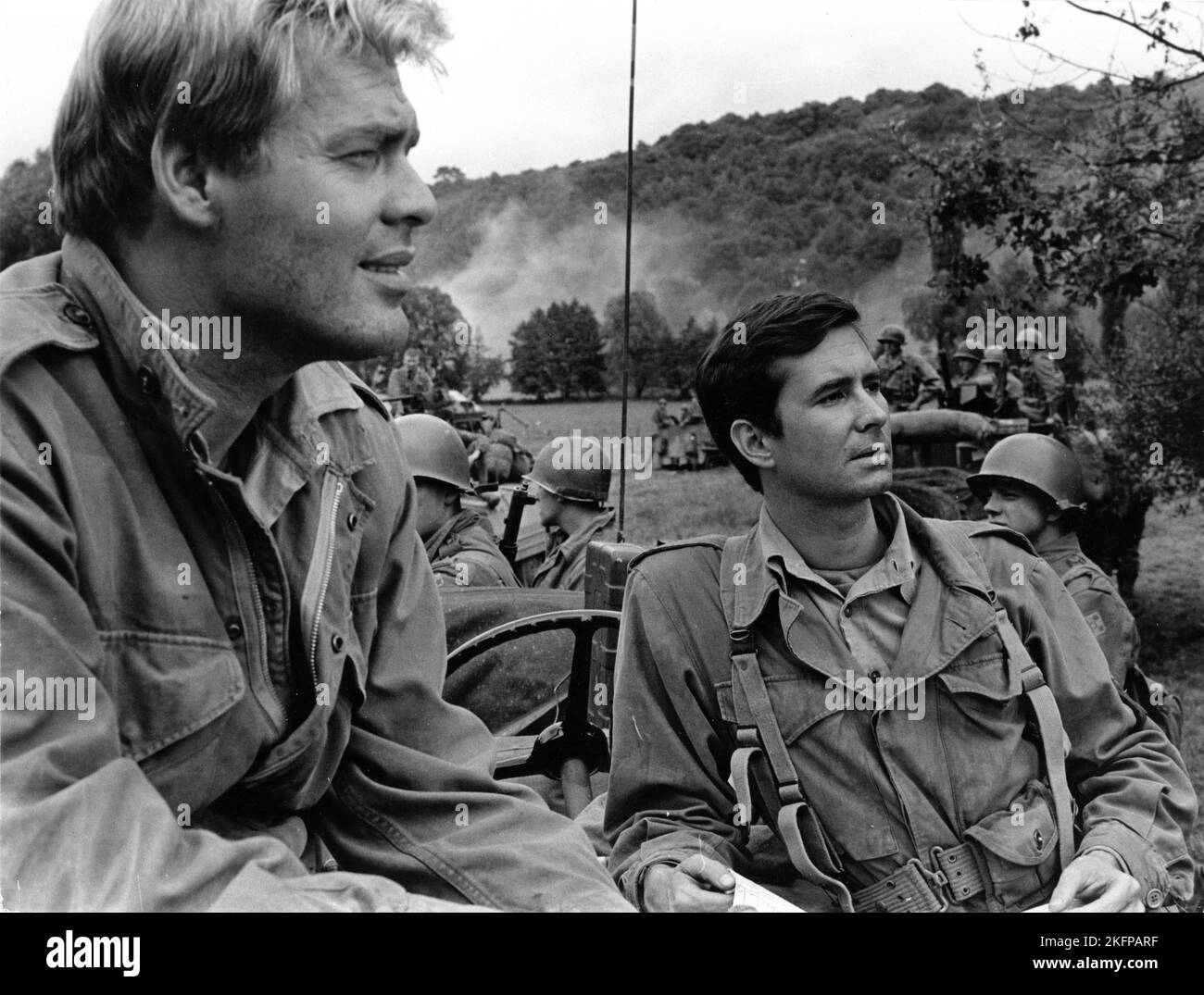 SKIP WARD and ANTHONY PERKINS in IS PARIS BURNING ? 1966 director RENE ...