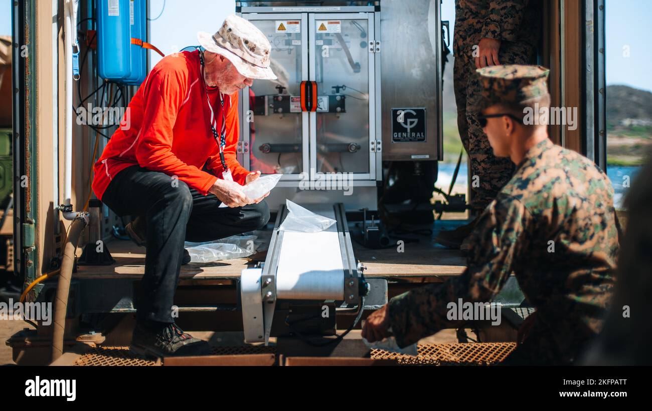 U.S. Marines with 3d Littoral Logistics Battalion, 3d Marine Littoral ...