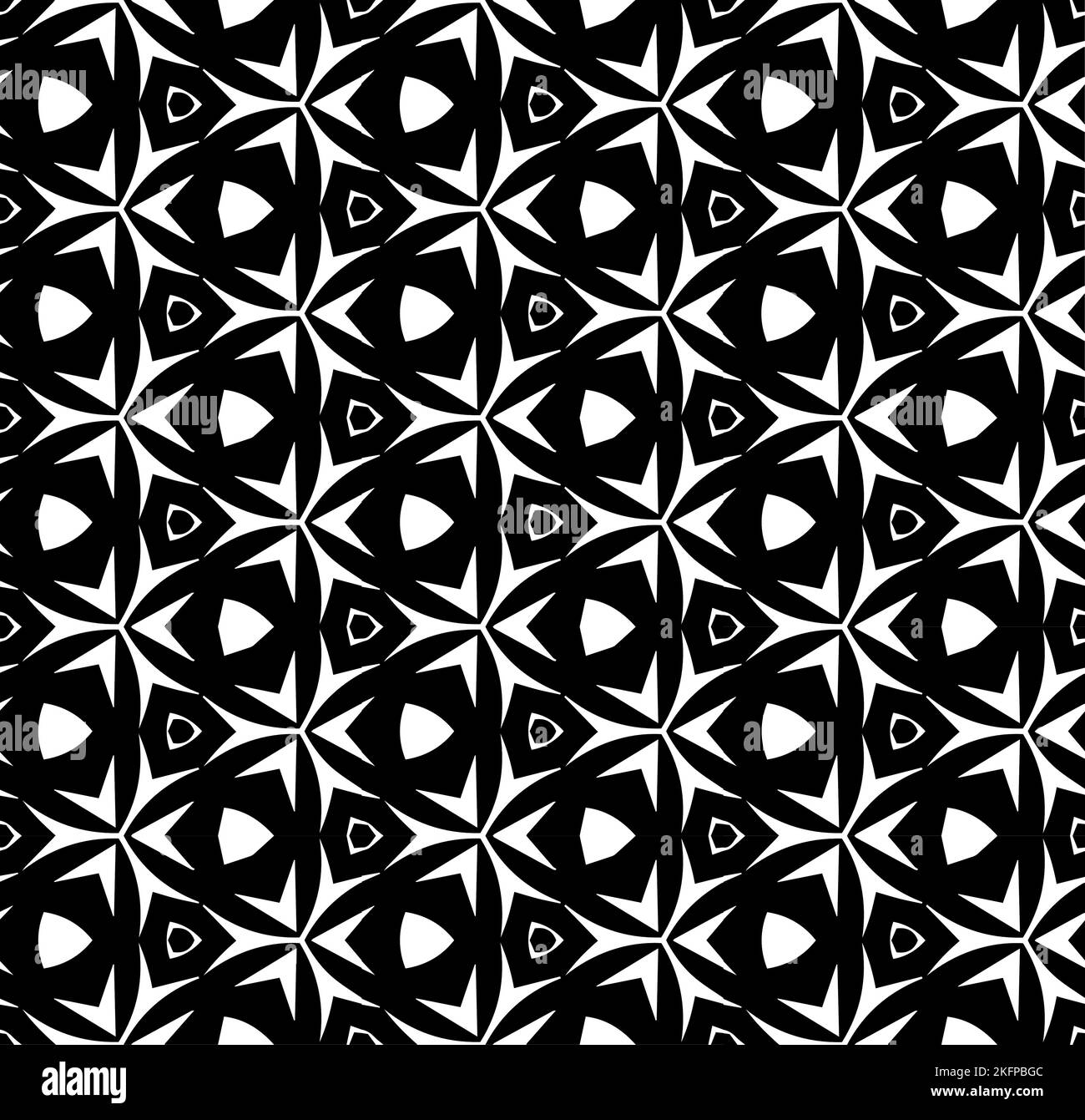 Black and white seamless abstract pattern. Background and backdrop ...