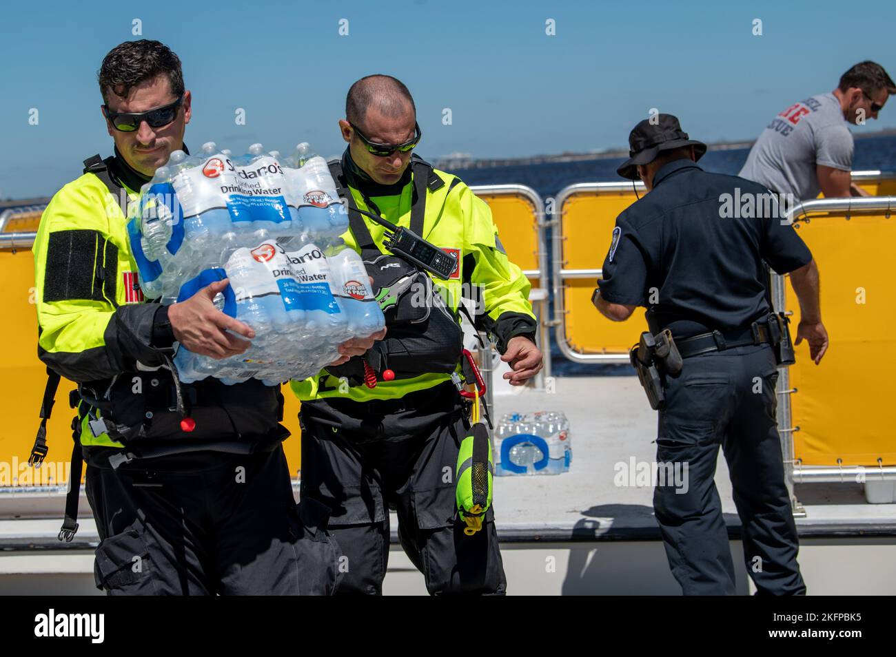 Coast Guard personnel from the Gulf, Atlantic, and Pacific Strike teams ...