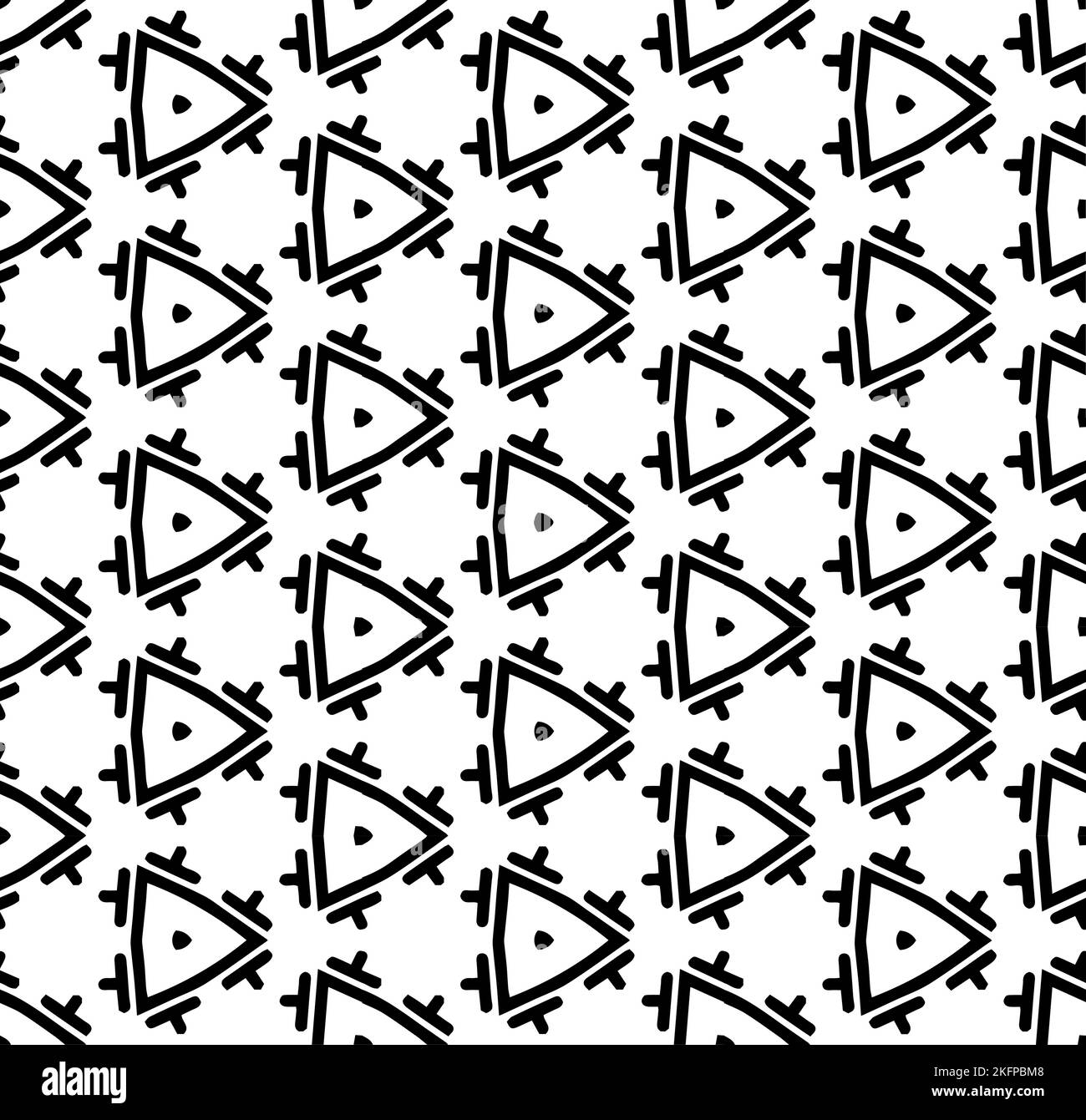 Black and white seamless abstract pattern. Background and backdrop ...