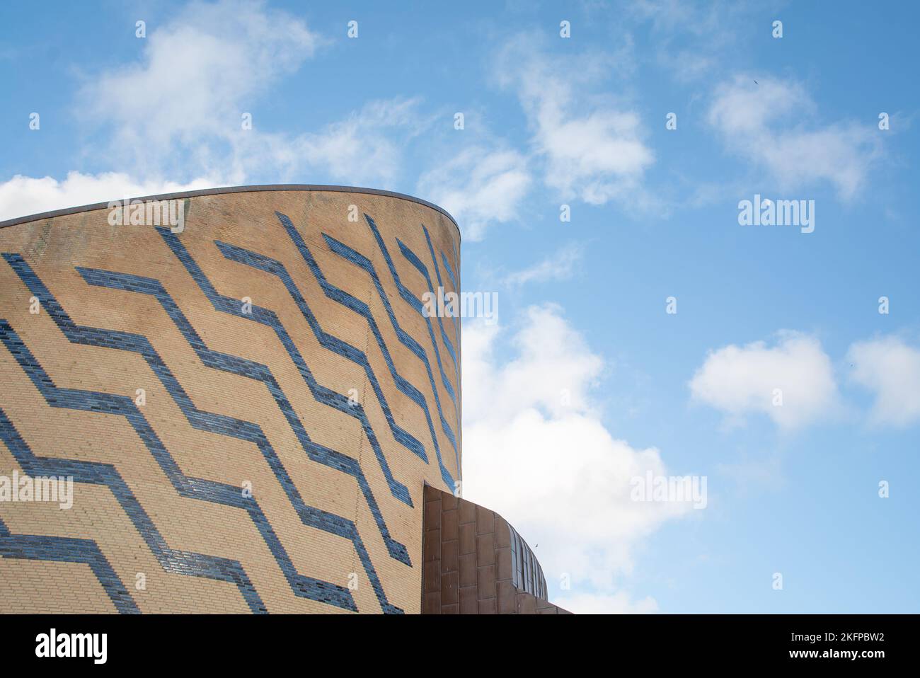 Tycho Brahe Planetarium, Copenhagen, Denmark. Shot during daytime, with ...