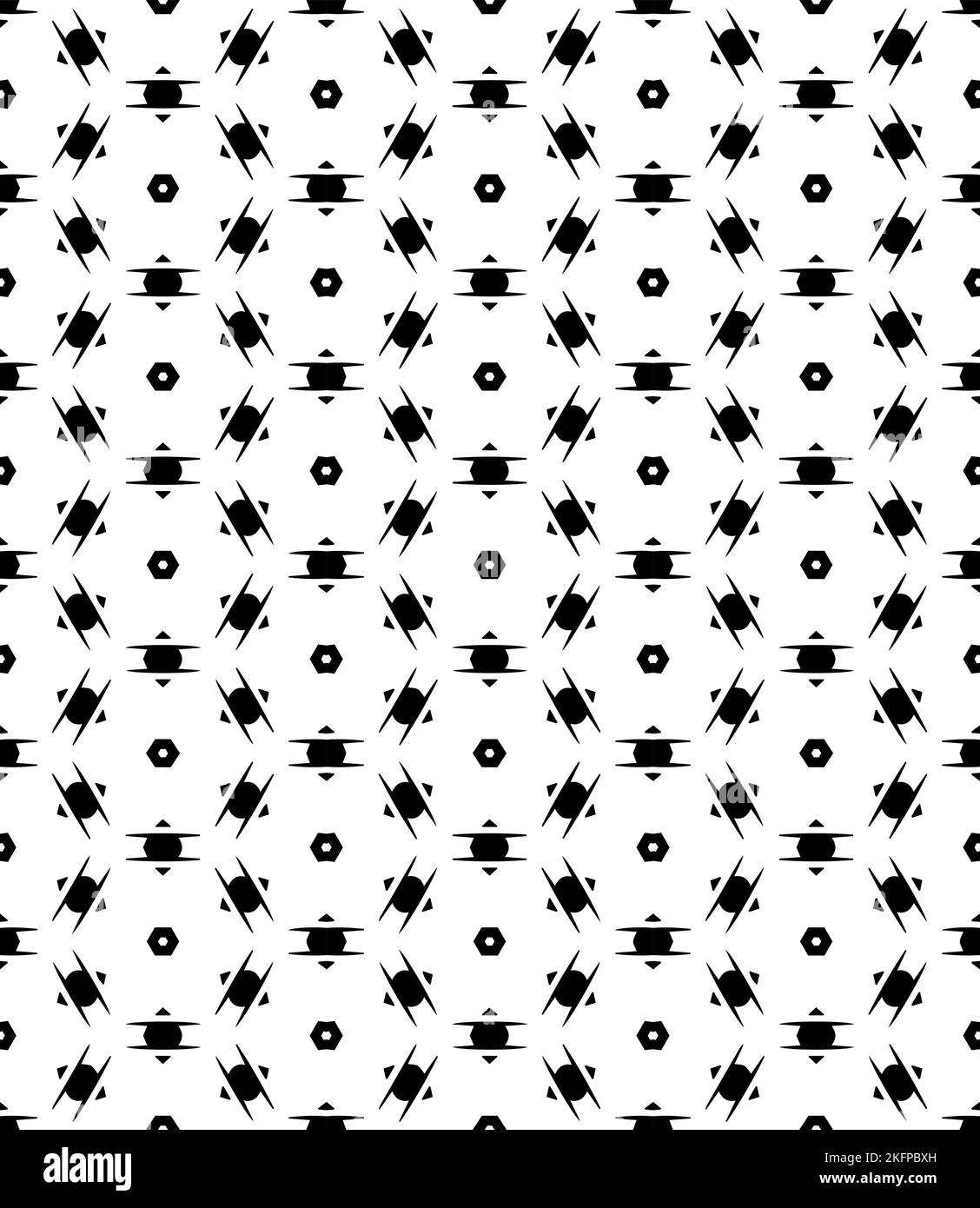 Black and white seamless abstract pattern. Background and backdrop ...