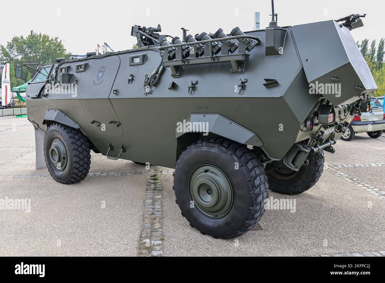 The armored military vehicle of the Portuguese Air Force VBTP Condor ...