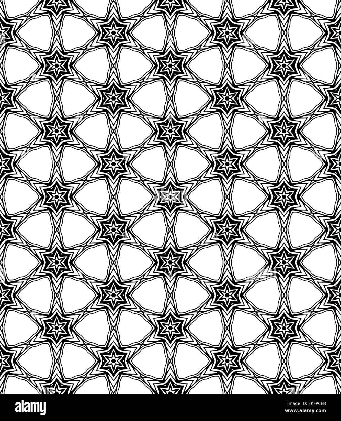 Black and white seamless abstract pattern. Background and backdrop ...